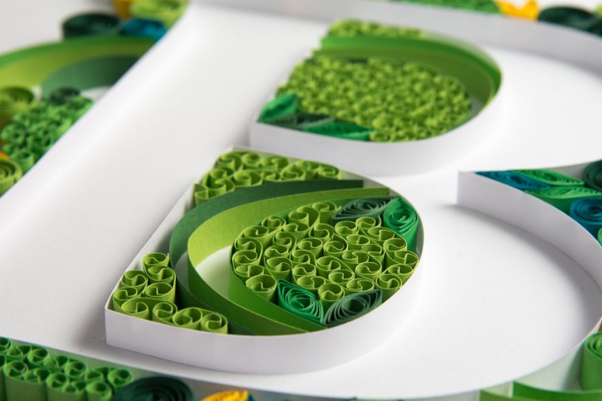 Shades of green - Paper Paradise