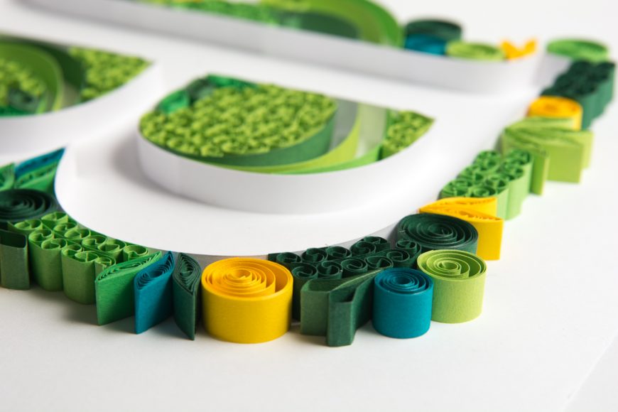 Shades of green - Paper Paradise