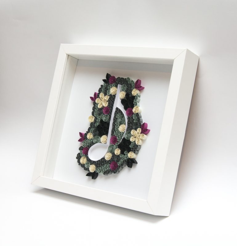 Quilled Musical Note - Paper Paradise