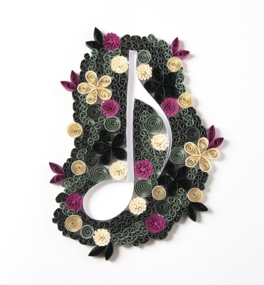 Quilled Musical Note - Paper Paradise