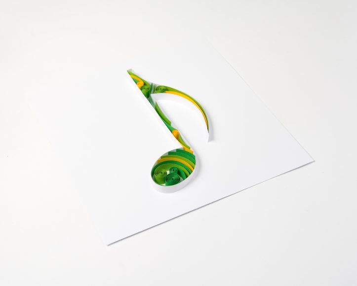 Musical Note Quilling Home Decor - Paper Paradise