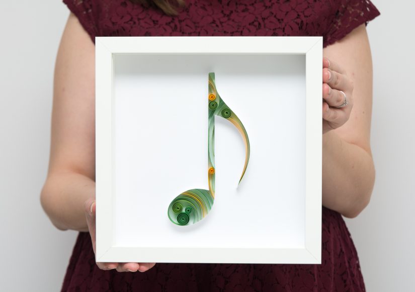 Musical Note Quilling Home Decor - Paper Paradise